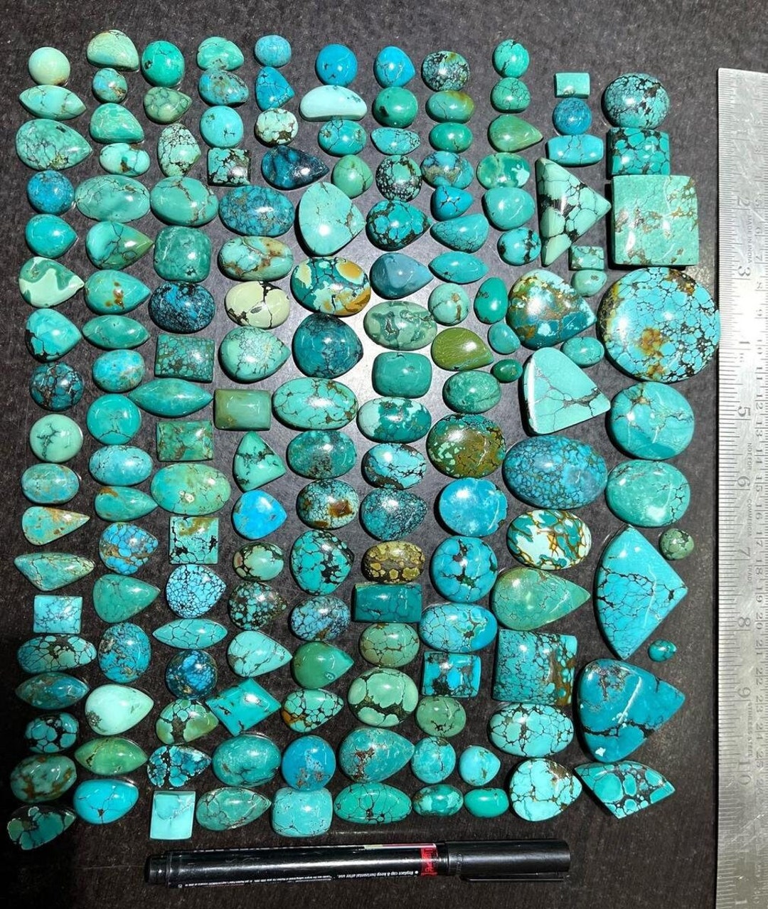 Magnesite Turquoise Cabochon Wholesale Lot by Weight With - Etsy