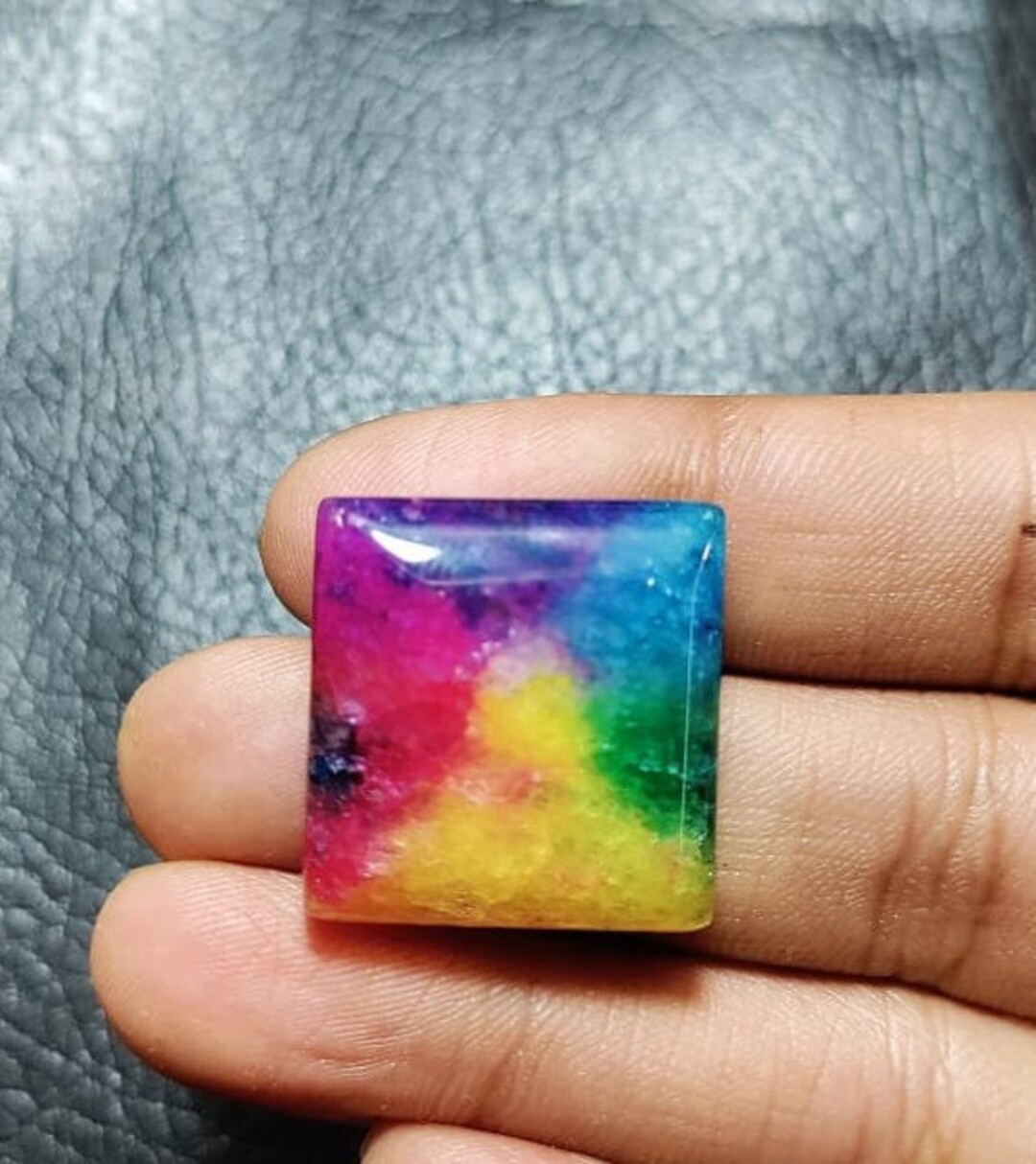 35.10 Carts AAA Quality Rainbow Solar Quartz Square Shape Crystal ...