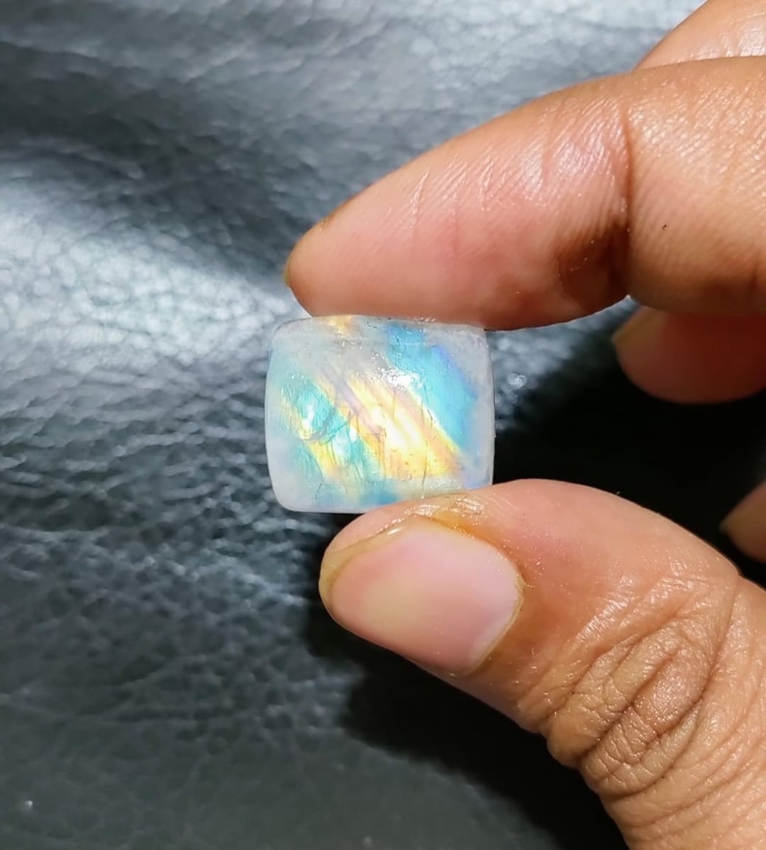 Aaa-beautiful 1 Pcs 18.70 Crts Multi Fire Rainbow Moonstones - Etsy