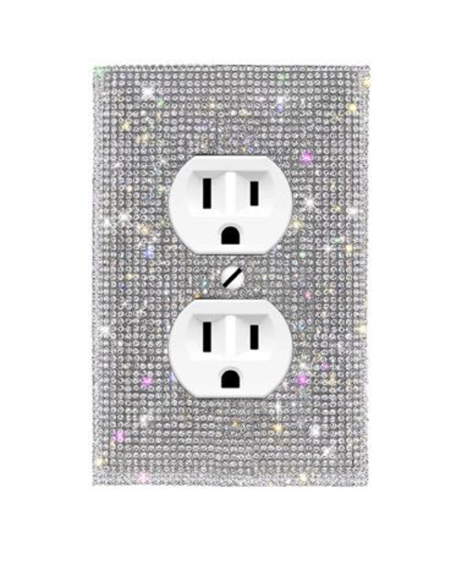 Bling Crystals Switch Cover Plate Silver Wall Switch Plate - Etsy