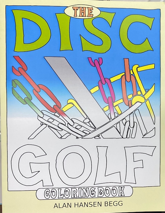 The Disc Golf Coloring Book - Etsy