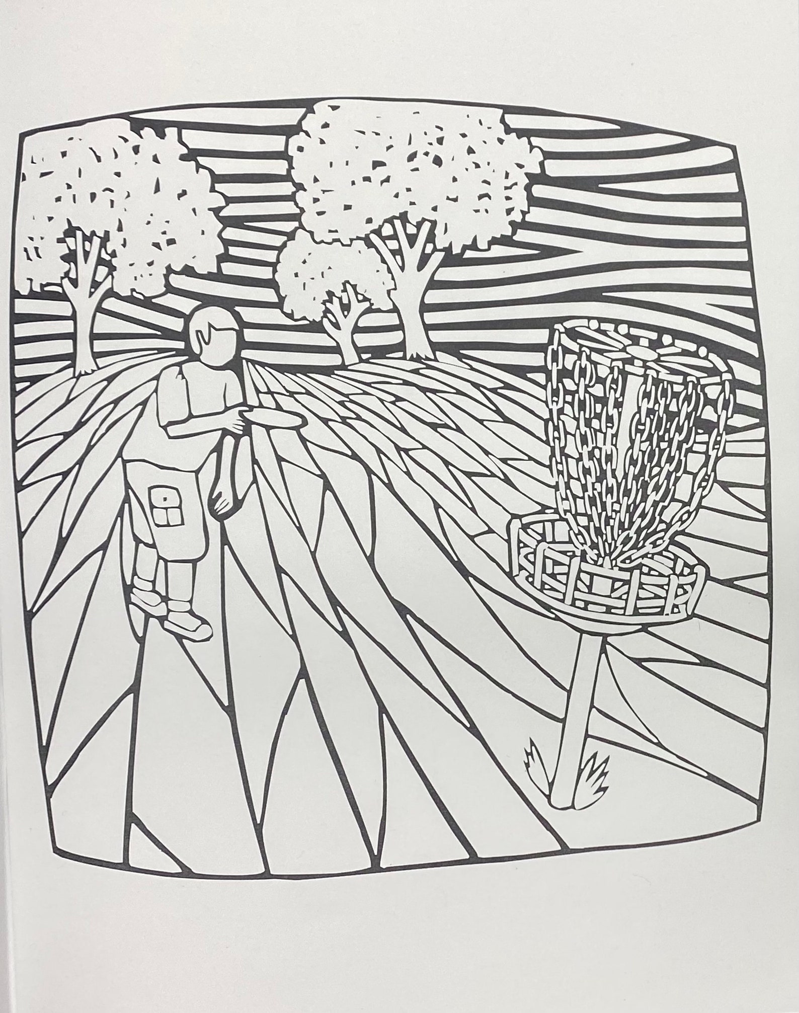 The Disc Golf Coloring Book - Etsy
