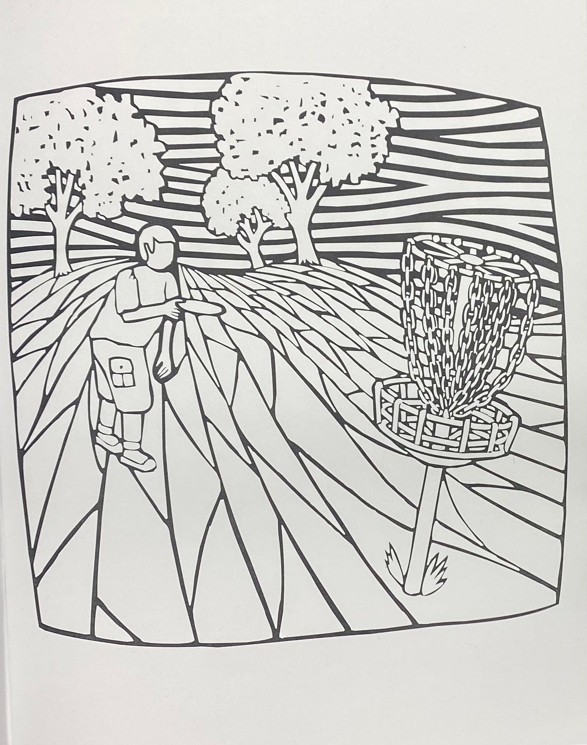 The Disc Golf Coloring Book - Etsy