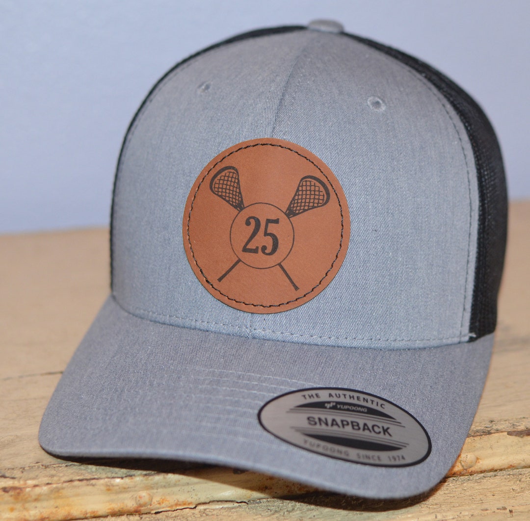 Custom Patch Hat - High School Player Number - Custom Lacrosse Trucker ...