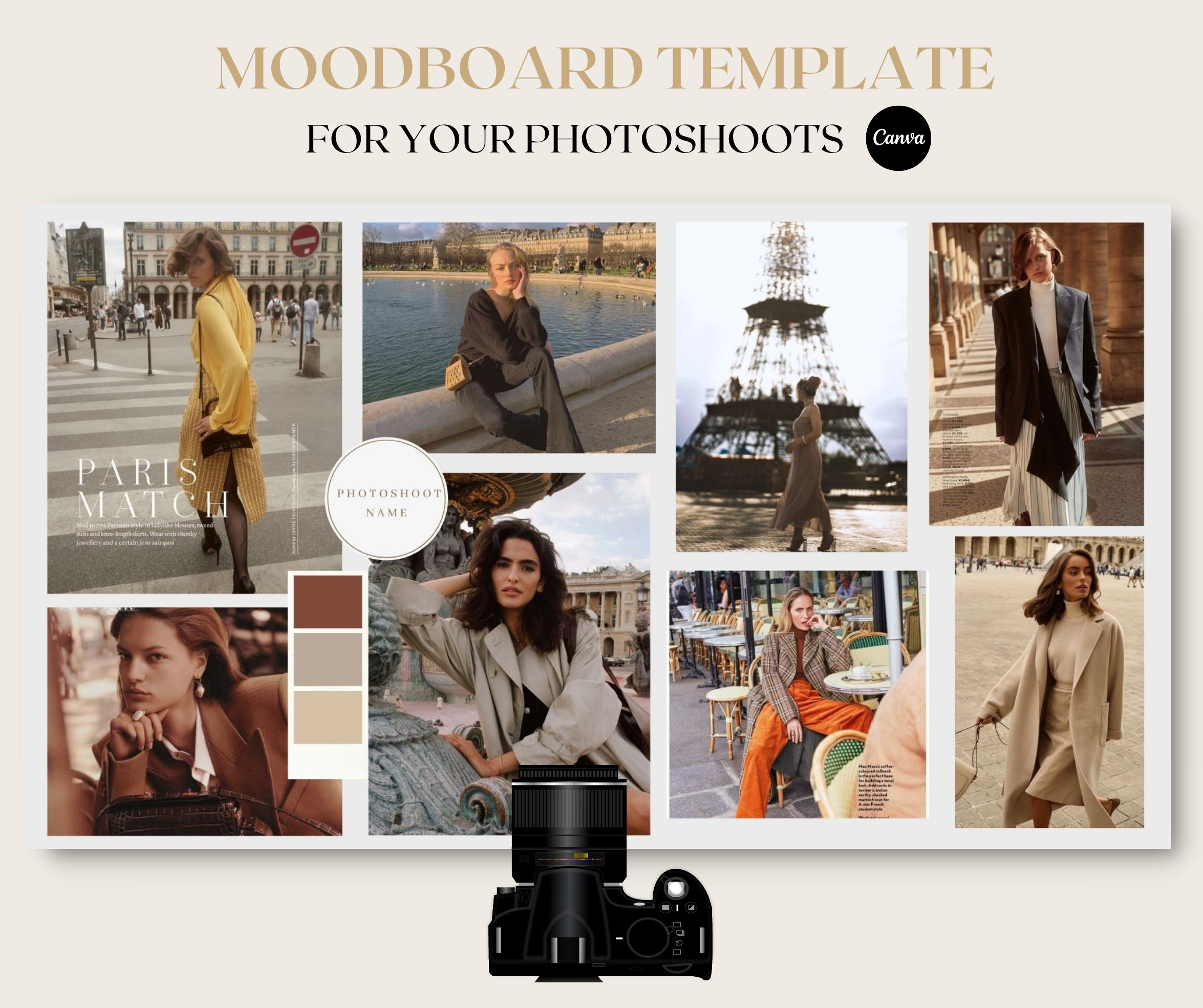Mood Board Fashion Photography