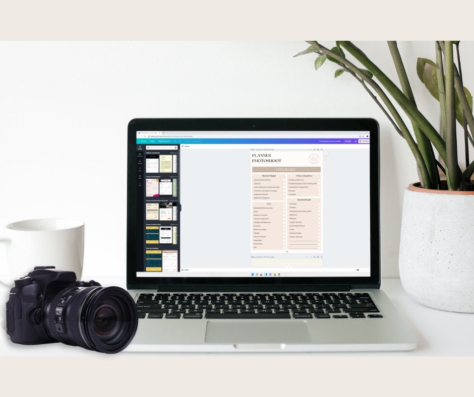 Photography Planner Template, Photoshoot Organizer (canva Editable, PDF ...