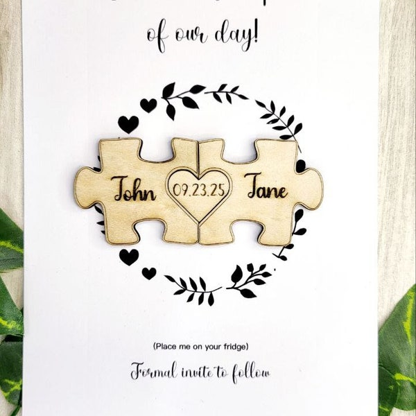 Puzzle Invitation - Etsy