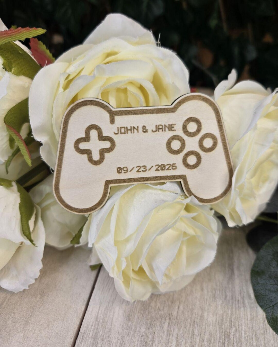 Video Game Save the Date Magnet • Nerdy Gamer Wedding Favors ...
