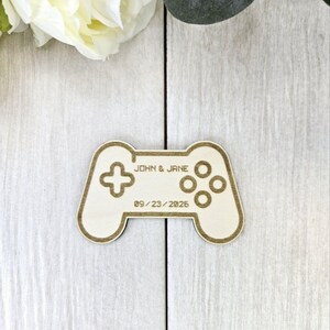 Video Game Save the Date Magnet • Nerdy Gamer Wedding Favors ...