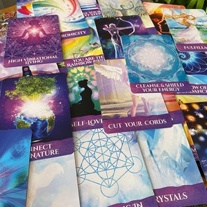 Ascension Angel Oracle Cards, Melanie Beckler, Channeling Guidebook - Etsy