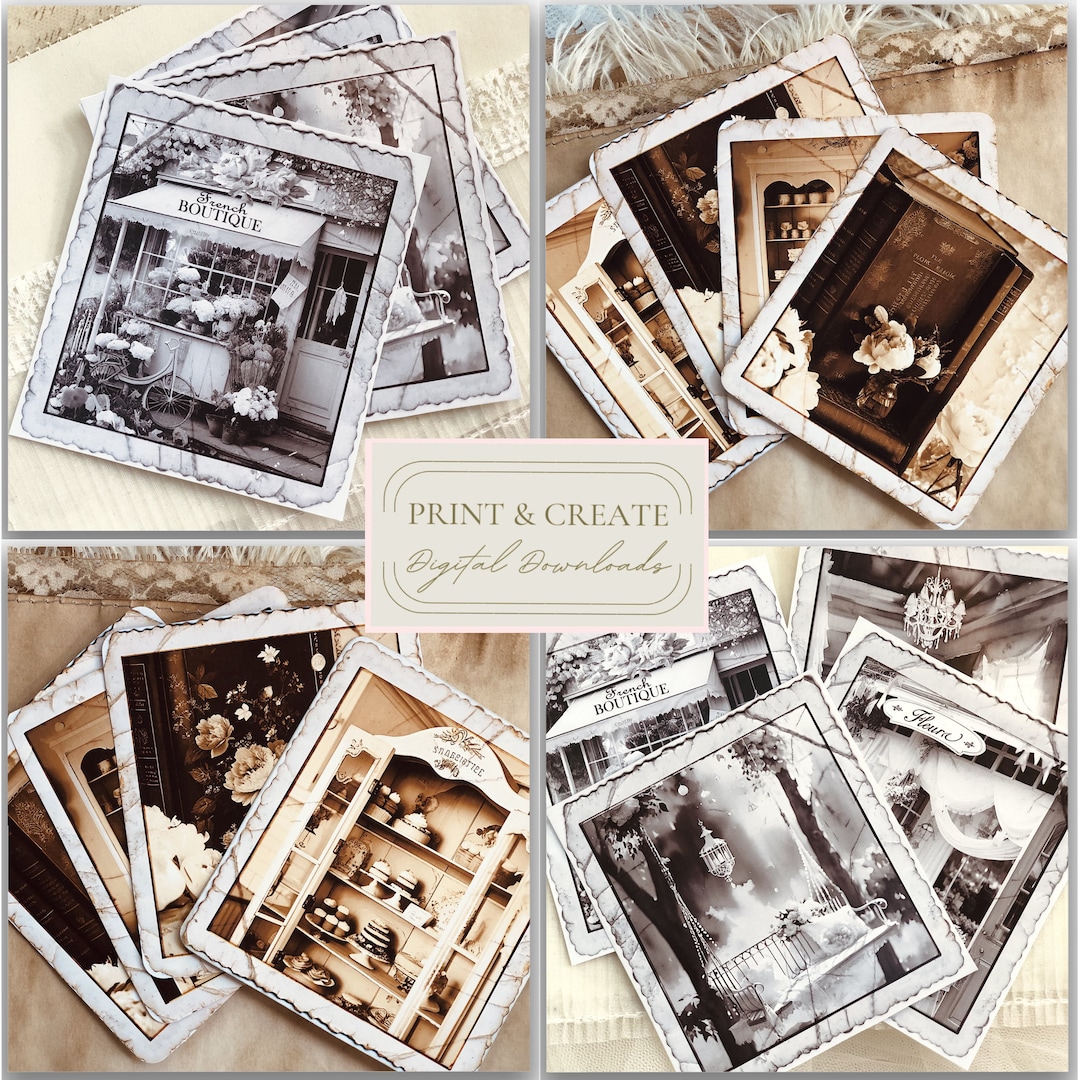 Old Photos Printable Images / Vintage, Ephemera, Prints / Junk Journal ...