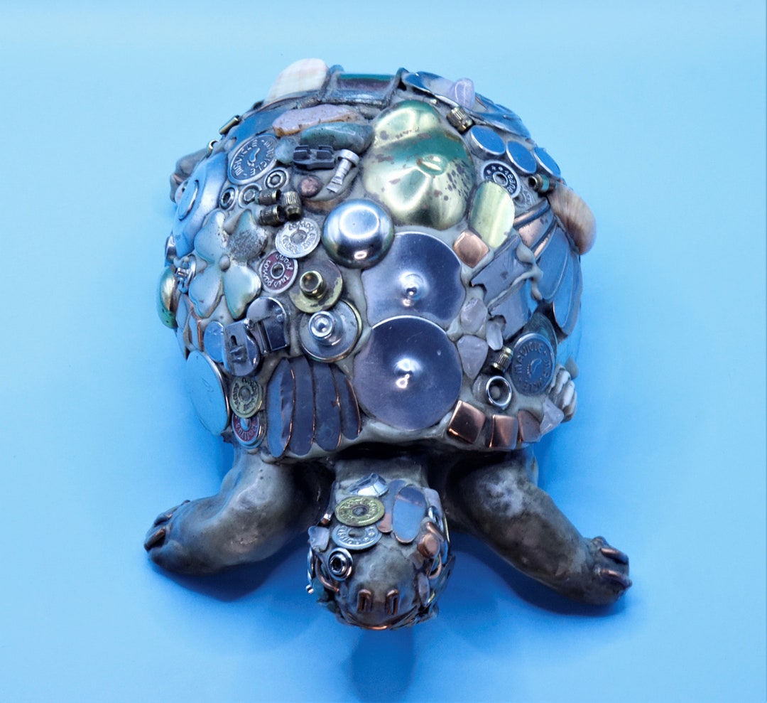 Stone Steampunk Armored Turtle - Etsy