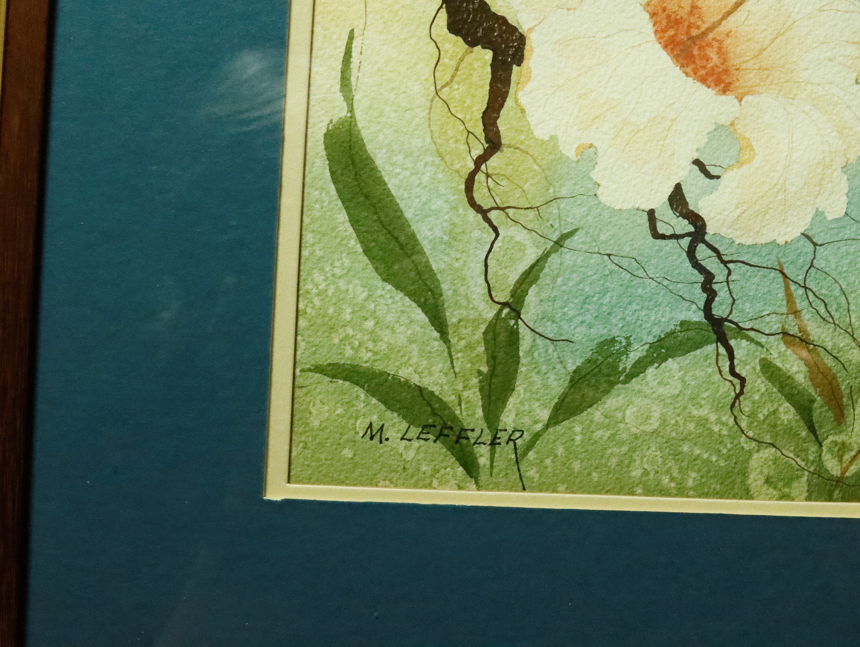 Signed Original M. Leffler - Hibiscuis - Etsy