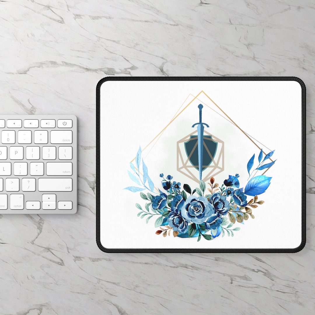 Dnd Mouse Pad, Gaming Pad, Dnd Gifts, Flower Mouse Pad, Dnd Mousepad ...