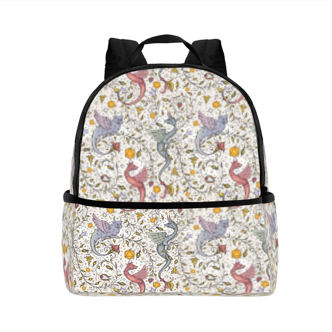 Dnd School Backpack, Dnd Bag, Dnd Dice Bag, Back to School, Dnd, D20 ...