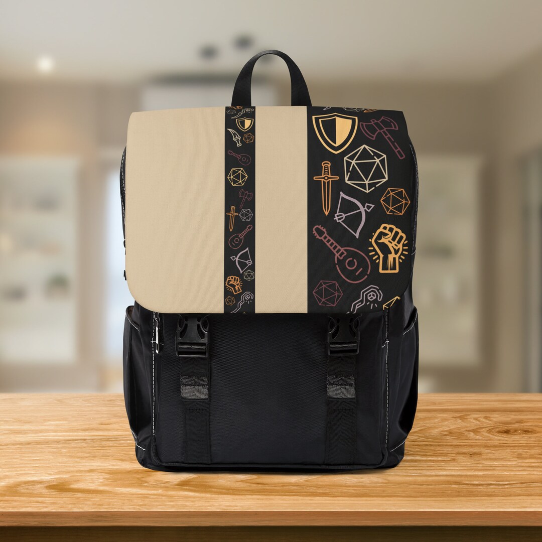 Dnd Backpack, Laptop Backpack, Mini Backpack, Canvas Backpack, School ...