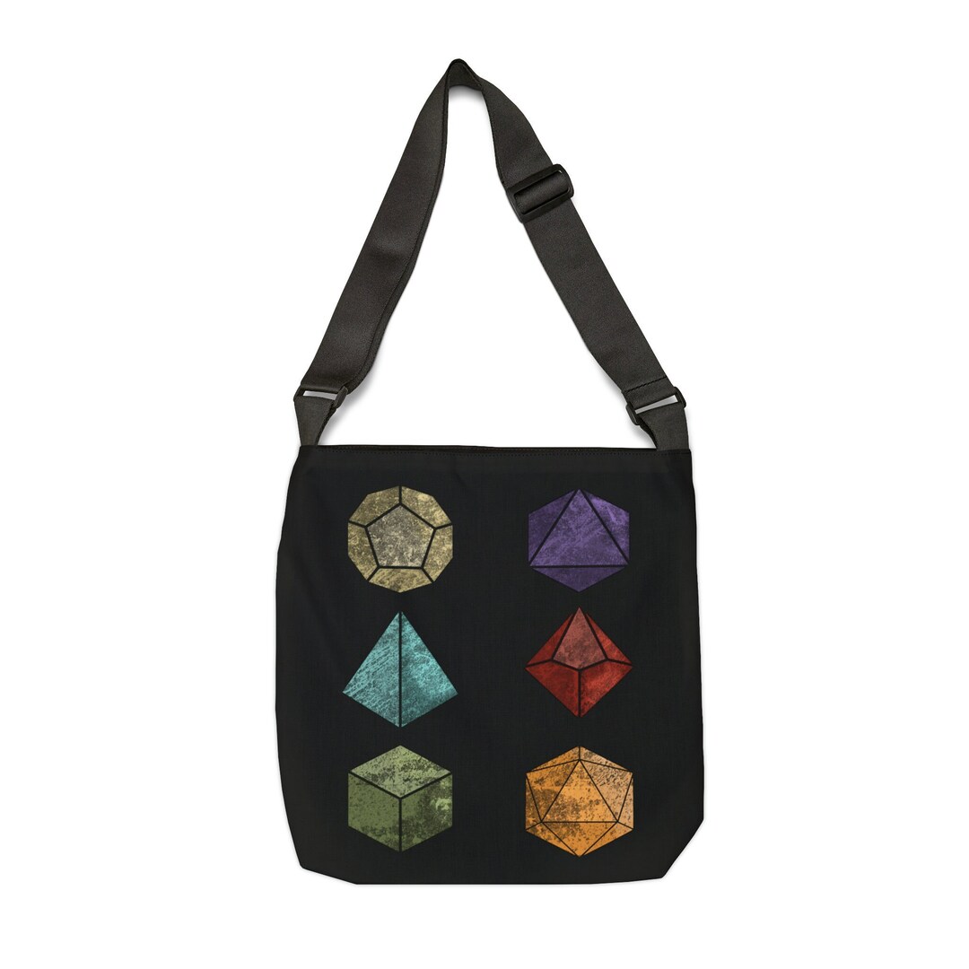 Dnd Tote Bag, Grunge Tote Bag, Dnd Dice Bag, Outdoor Tote Bag, Dice ...
