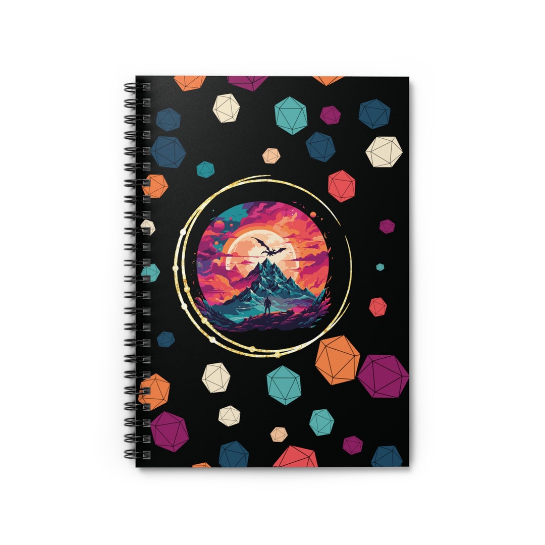 Dnd Dice Journal, DM Notebook, Back to School, Dnd Notebook, Dragon ...