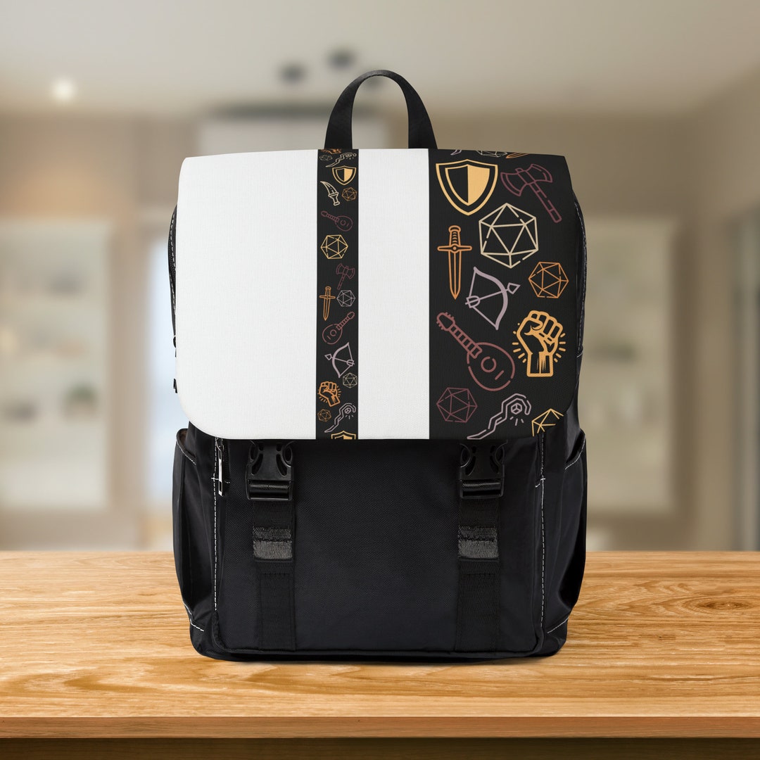 Dnd Backpack, Laptop Backpack, Mini Backpack, Canvas Backpack, School ...