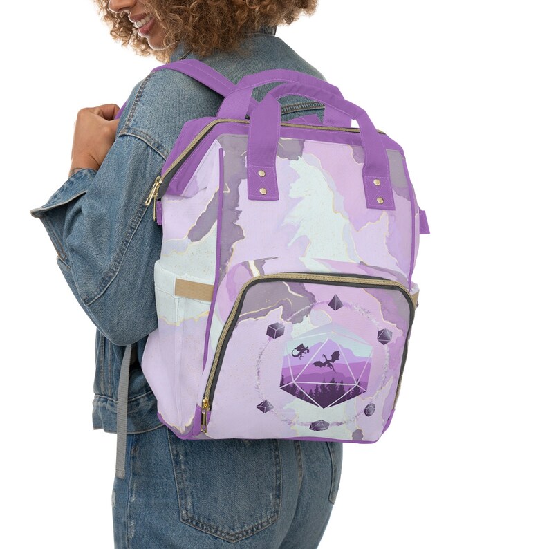Dnd Diaper Bag Diaper Backpack Dnd Dice Bag Dnd Gifts - Etsy