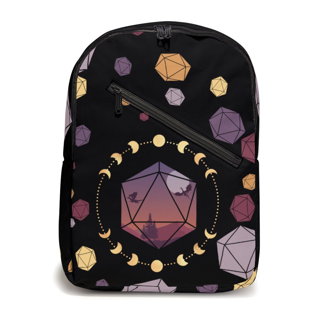 Dnd Backpack, Laptop Backpack, Dnd Dice Bag, Dnd Leather Bag, Vintage ...