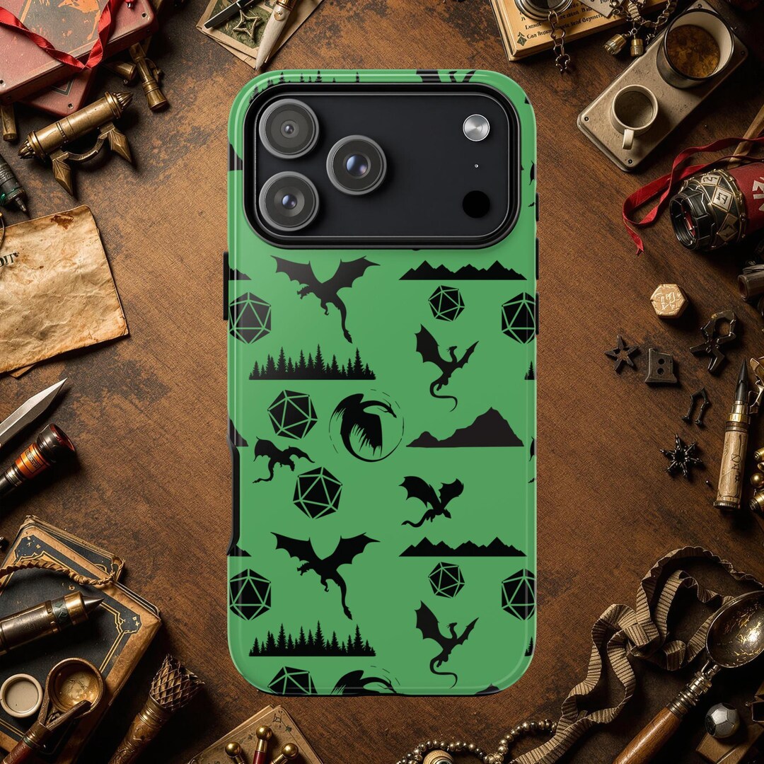 Dragon Dice Dnd Phone Case: Gamer RPG Tech Accessory - Etsy