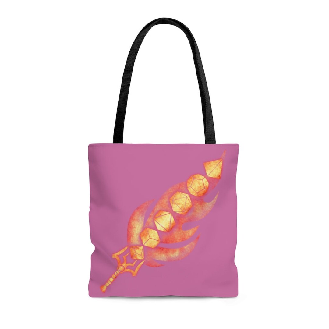 Dnd Fire Dice Tote, Dnd Dice Bag, Dnd Tote Bag, Dnd, Dice Tote Bag, Dnd ...