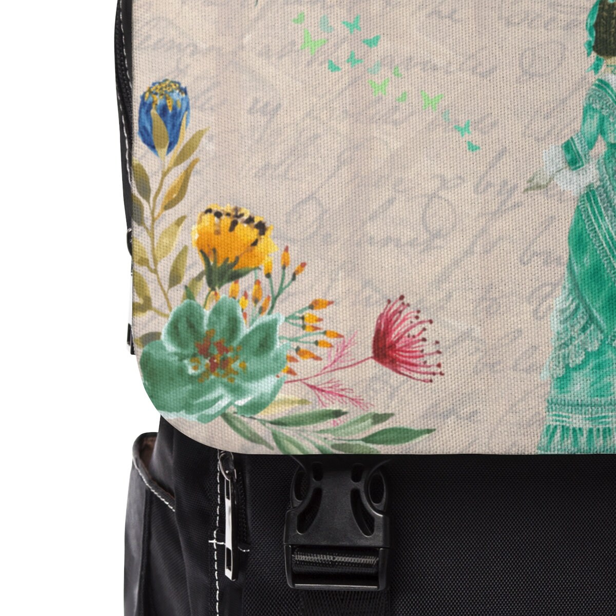 Vintage Green Lady Shoulder Bag Dragonfly Backpack Vintage - Etsy