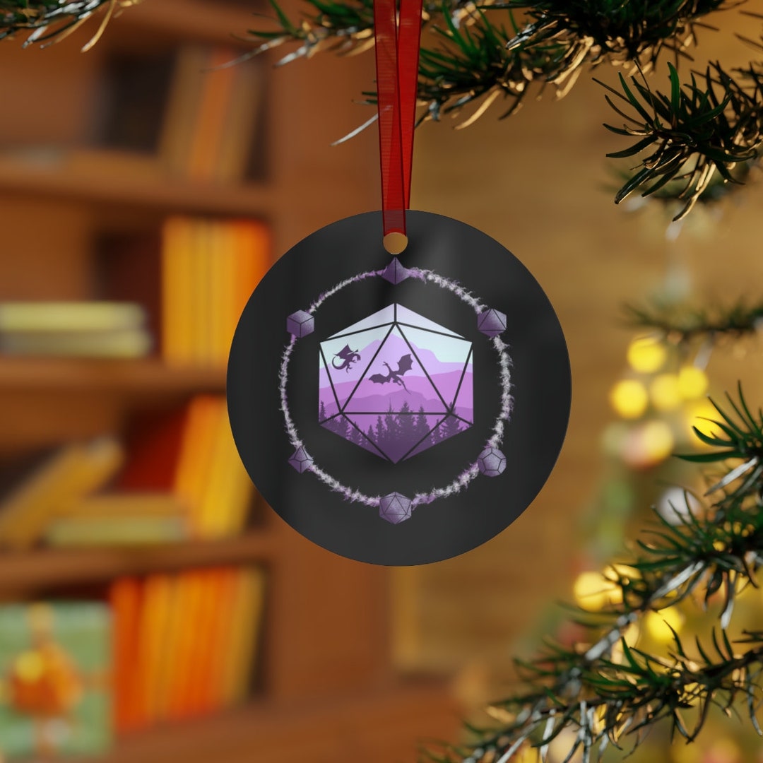 Dnd Ornament, Dnd Xmas Ornament, Dnd Gifts, Dnd Xmas Gift, Dnd, D20 ...