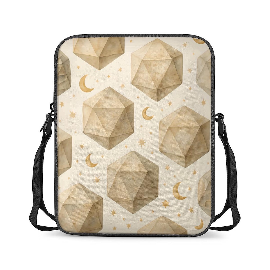 D20 Dice Crossbody Bag: Celestial Dnd Messenger Purse - Etsy