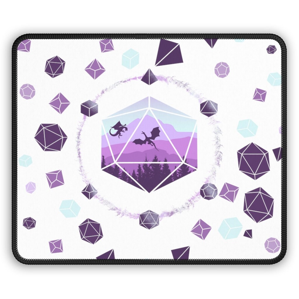 Dnd Mouse Pad Dnd Gaming Pad Dnd Gifts Dnd D20 Dice Gifts - Etsy