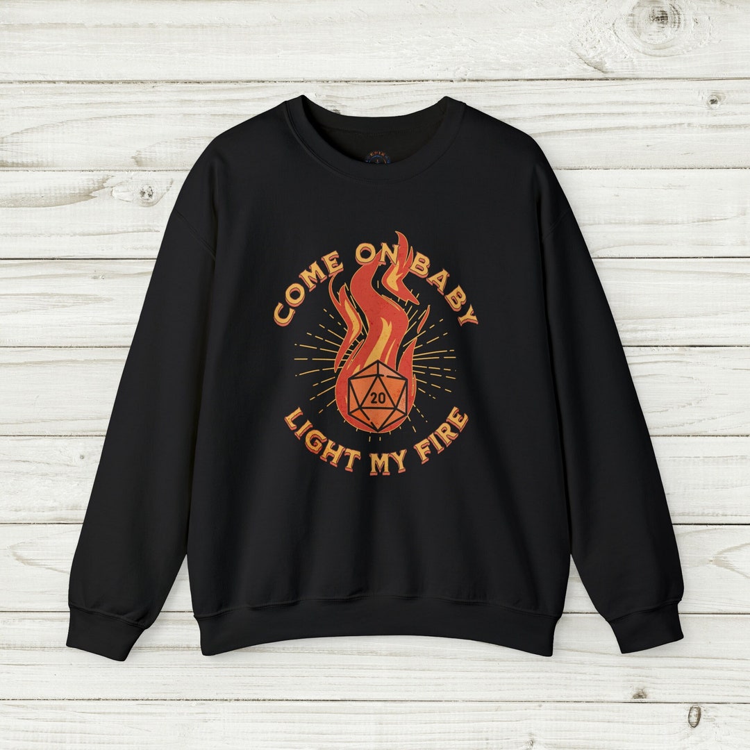 Dnd Sweatshirt, Dnd Sweater, Skull Sweatshirt, Fireball Sweater ...