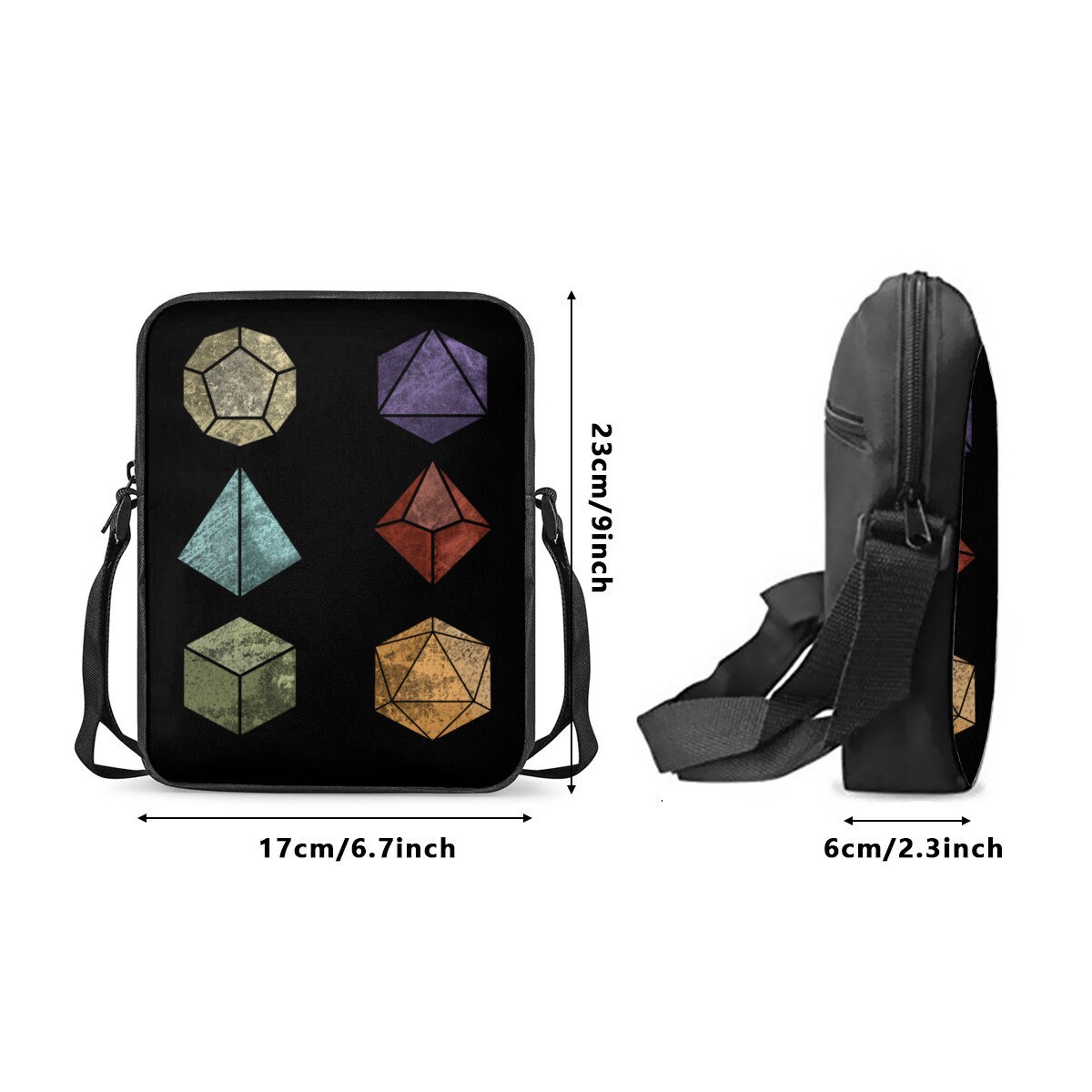 Dnd Messenger Bag Dnd Dice Bag Dnd Bag Messenger Bag Dnd - Etsy