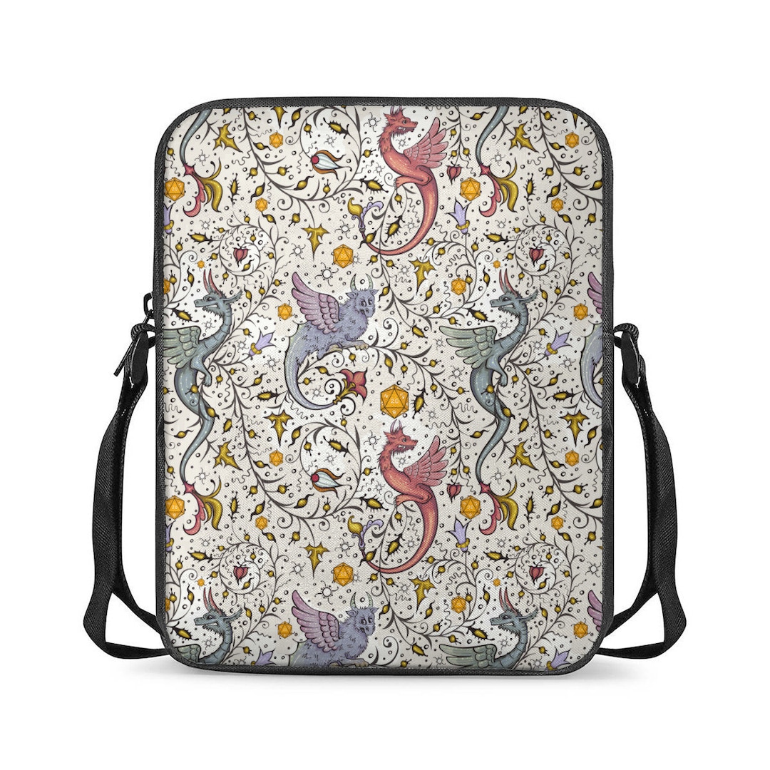 Dnd Messenger Bag, Dnd Dice Bag, Dnd Bag, Messenger Bag, Dnd Satchel ...