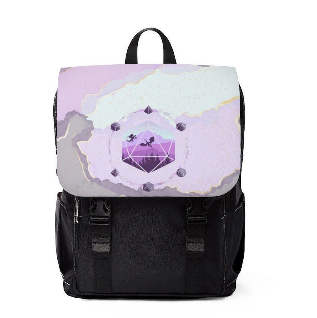 DND Shoulder Bag, Dnd Backpack, Dnd Gift, D20 Dice Gifts, Dice Bag, D20 ...