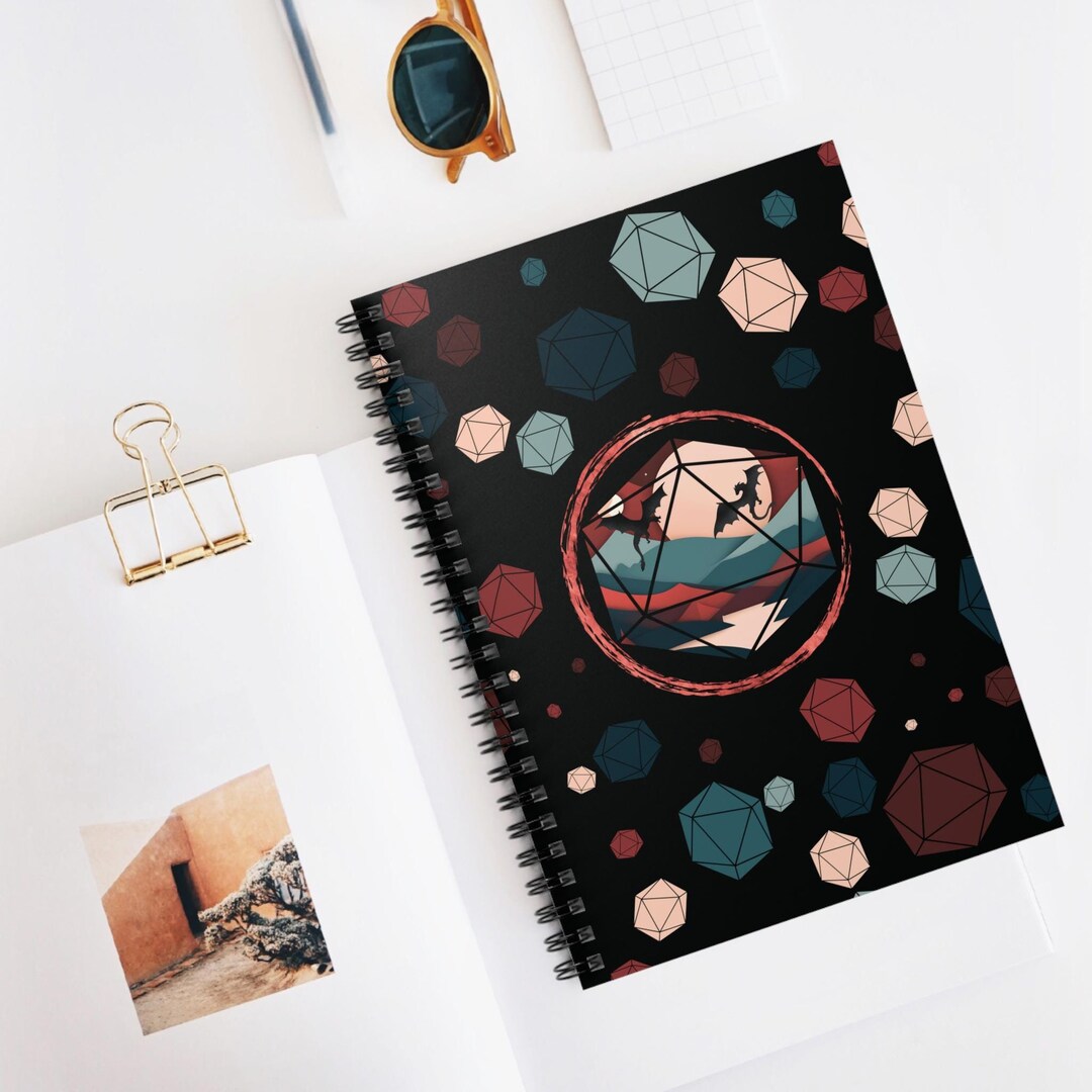 Dnd Character Journal: D20 Dice RPG Notebook - Etsy
