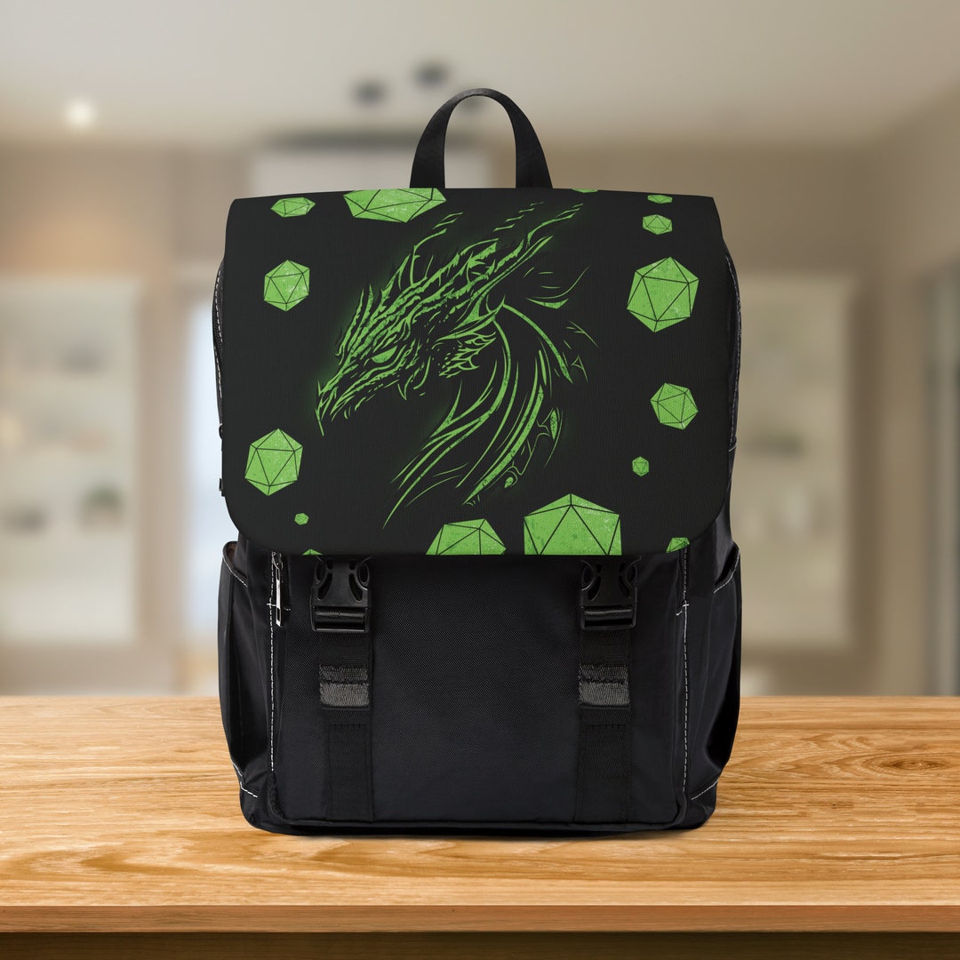 Dungeon Master Shoulder Bag With Vibrant Dragon Head Design - Dnd ...