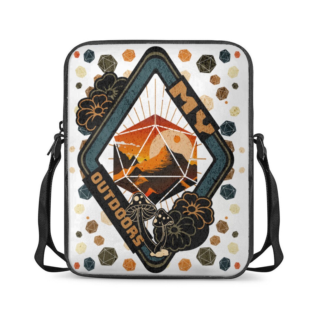 Dnd Messenger Bag, Dnd Dice Bag, Dnd Bag, Messenger Bag, Dnd Satchel ...