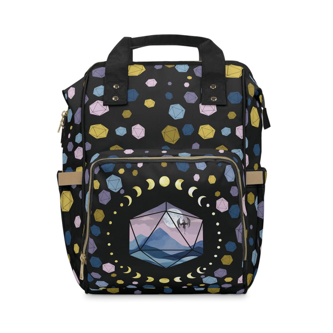 Dnd Dice Bag, Diaper Backpack, Dnd Laptop Bag, Baby Gifts, Vintage ...