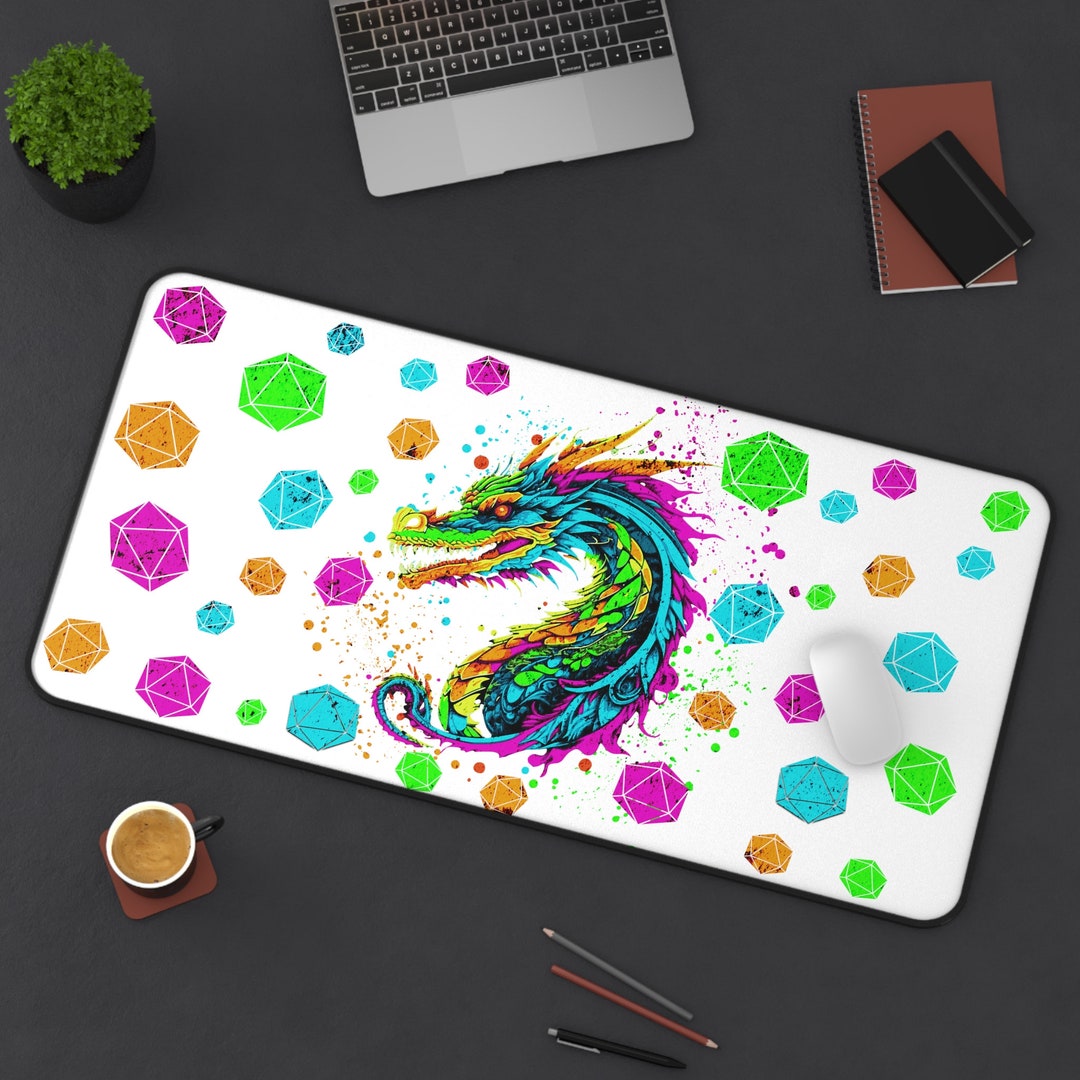Dnd Desk Mat, Dnd Dice Deskmat, Dnd Mousepad, Dnd Gifts, DM Gifts ...