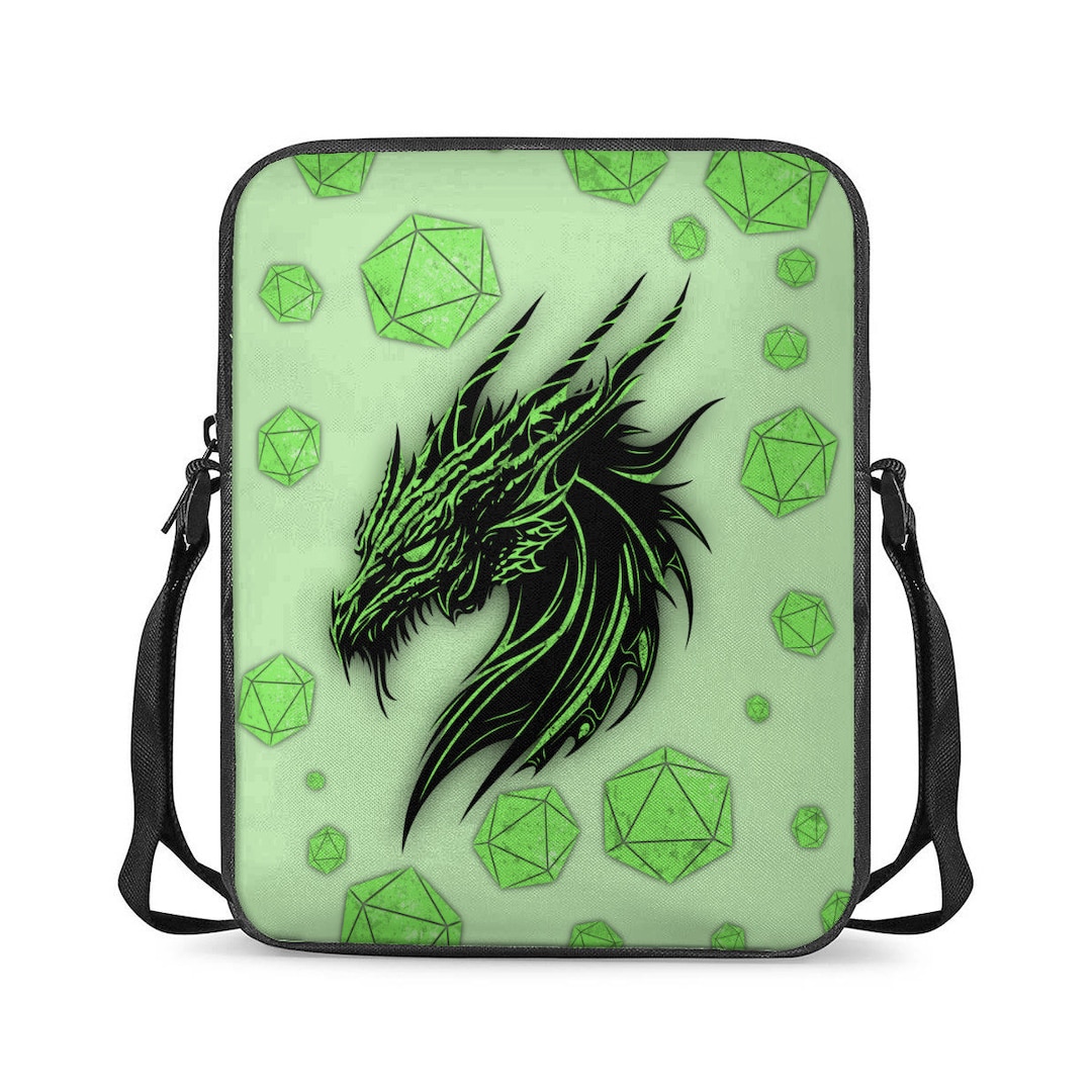 Dnd Messenger Bag, Dnd Dice Bag, Dnd Gifts, DM Gifts, DM Bag, Dragon ...