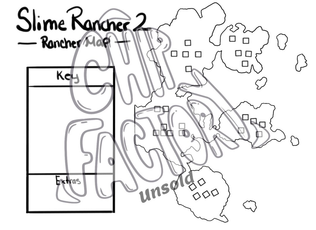 Slime Rancher Ranch Map Helper - Etsy