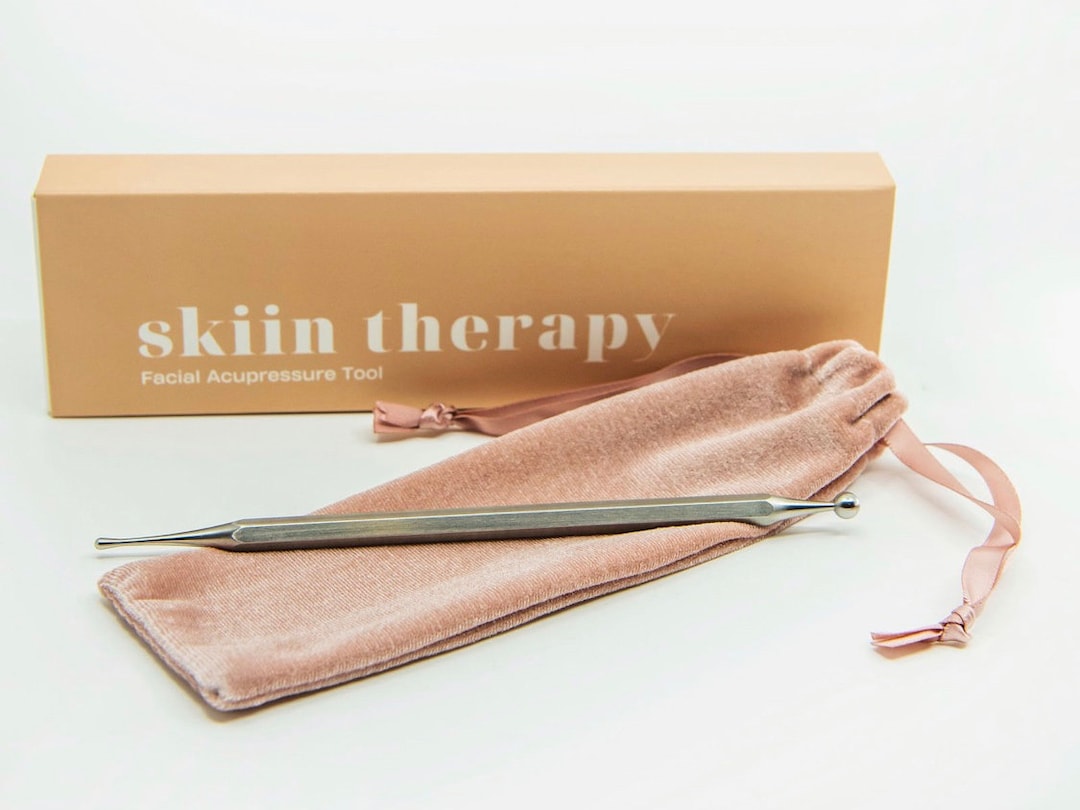 Stainless Steel Facial Acupressure Tool Reflexology Massage Pen Facial ...