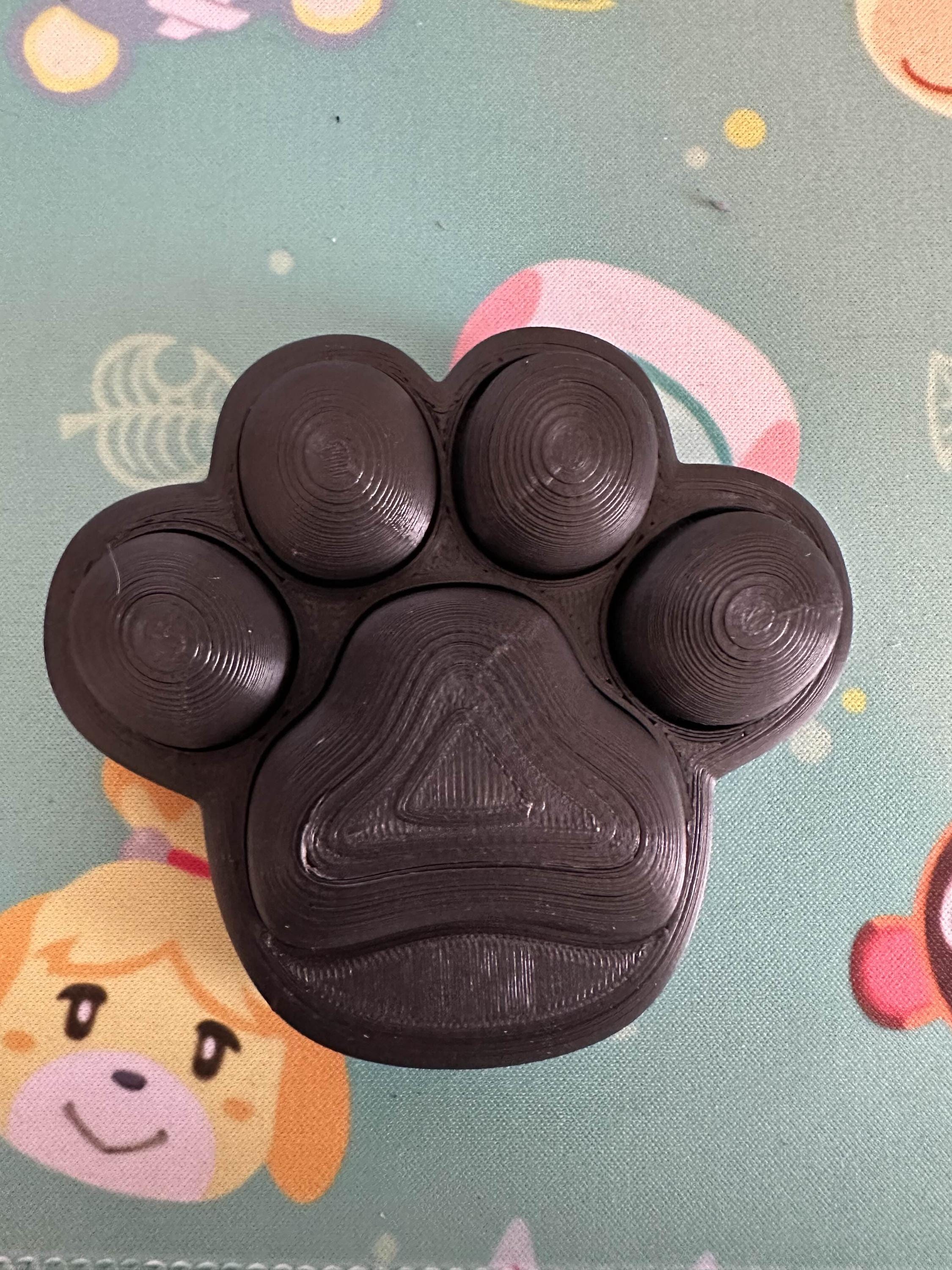 3d Printed Cat Paw Fidget Toy - Etsy