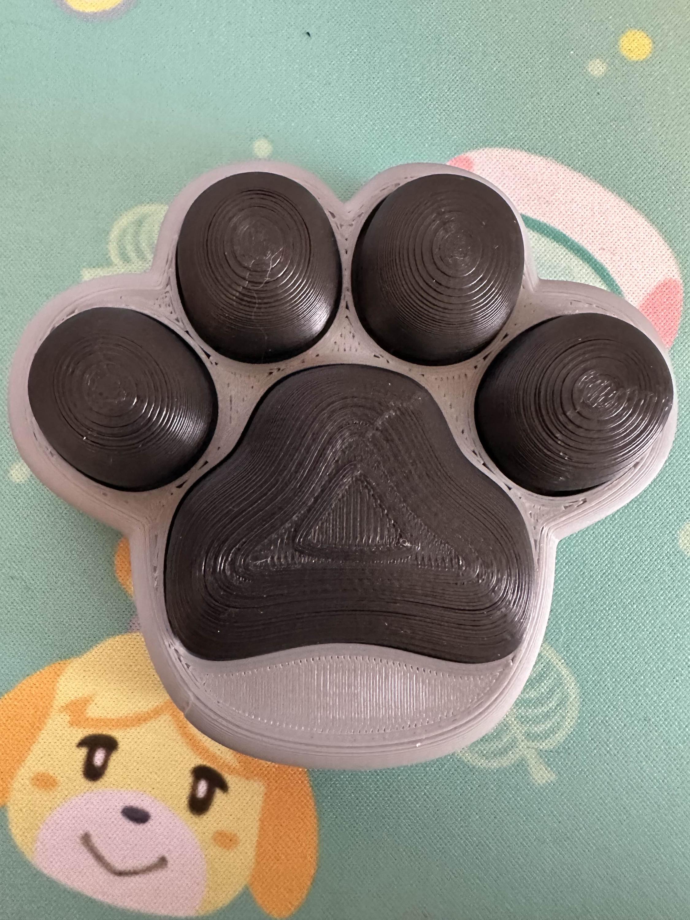 3d Printed Cat Paw Fidget Toy - Etsy