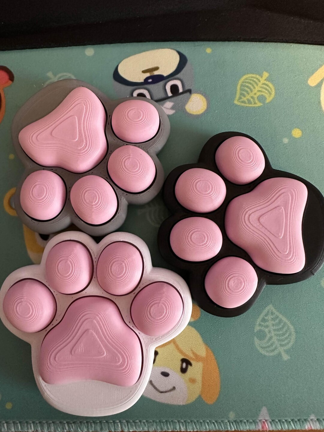 3d Printed Cat Paw Fidget Toy - Etsy