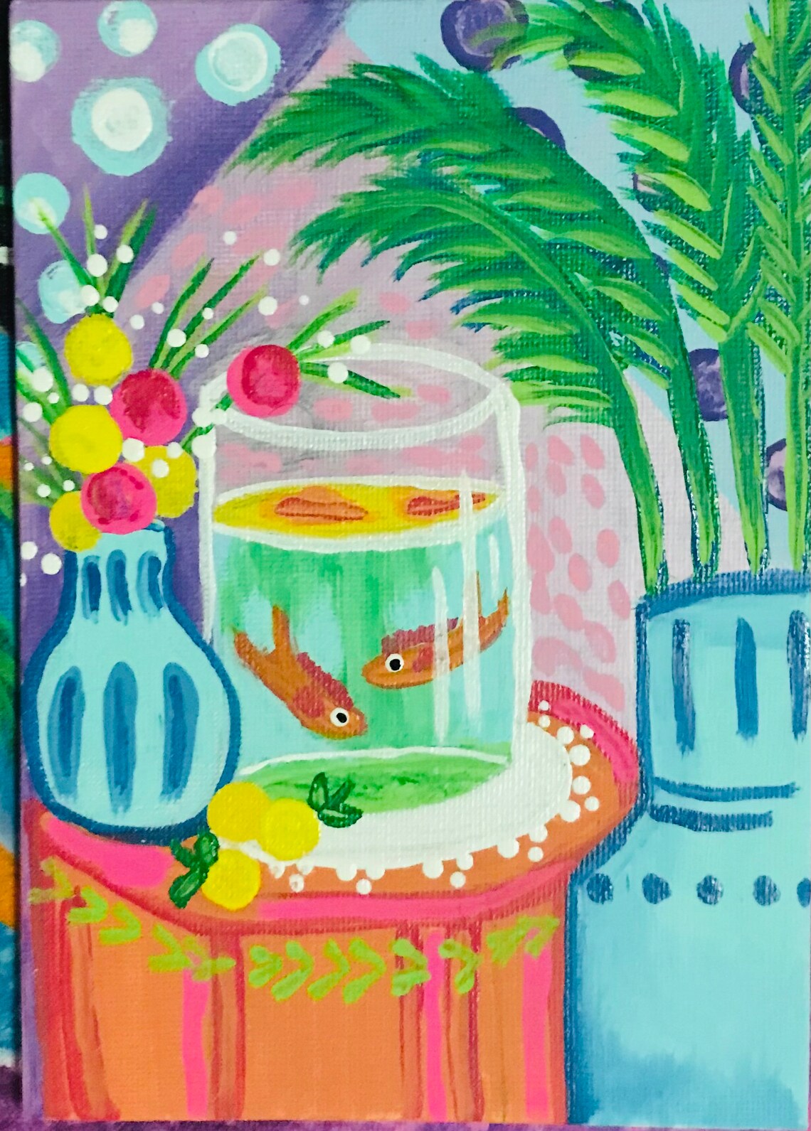 Matisse Inspired Fish Still Life - Etsy