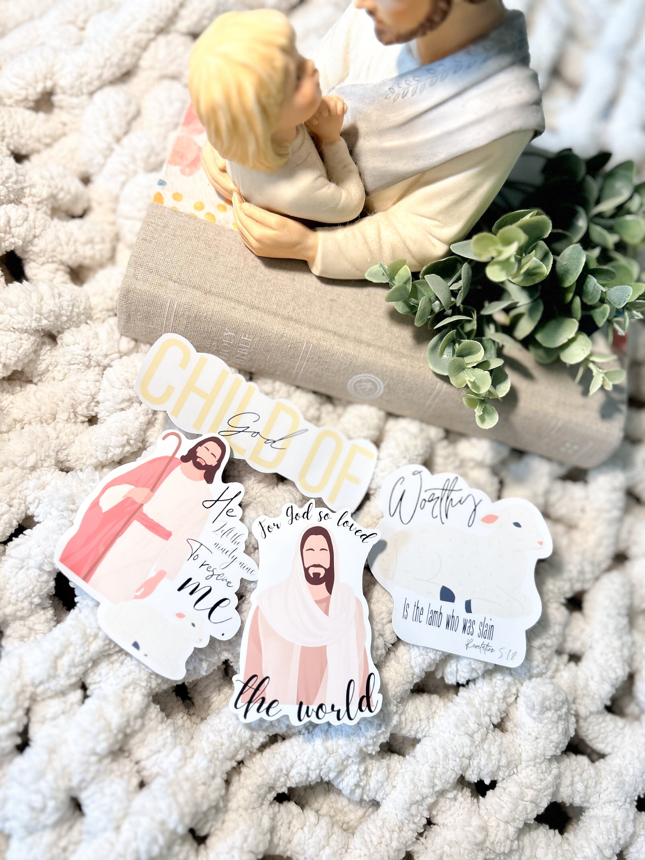 Faith Based Stickers Jesus Christ Stickers Perfect For Laptopswater Bottlesphone Cases And
