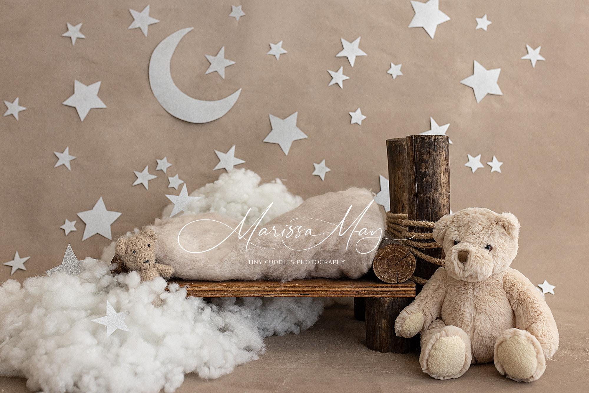Newborn Digital Bed Background, Newborn Digital Backdrop, Bed in the ...