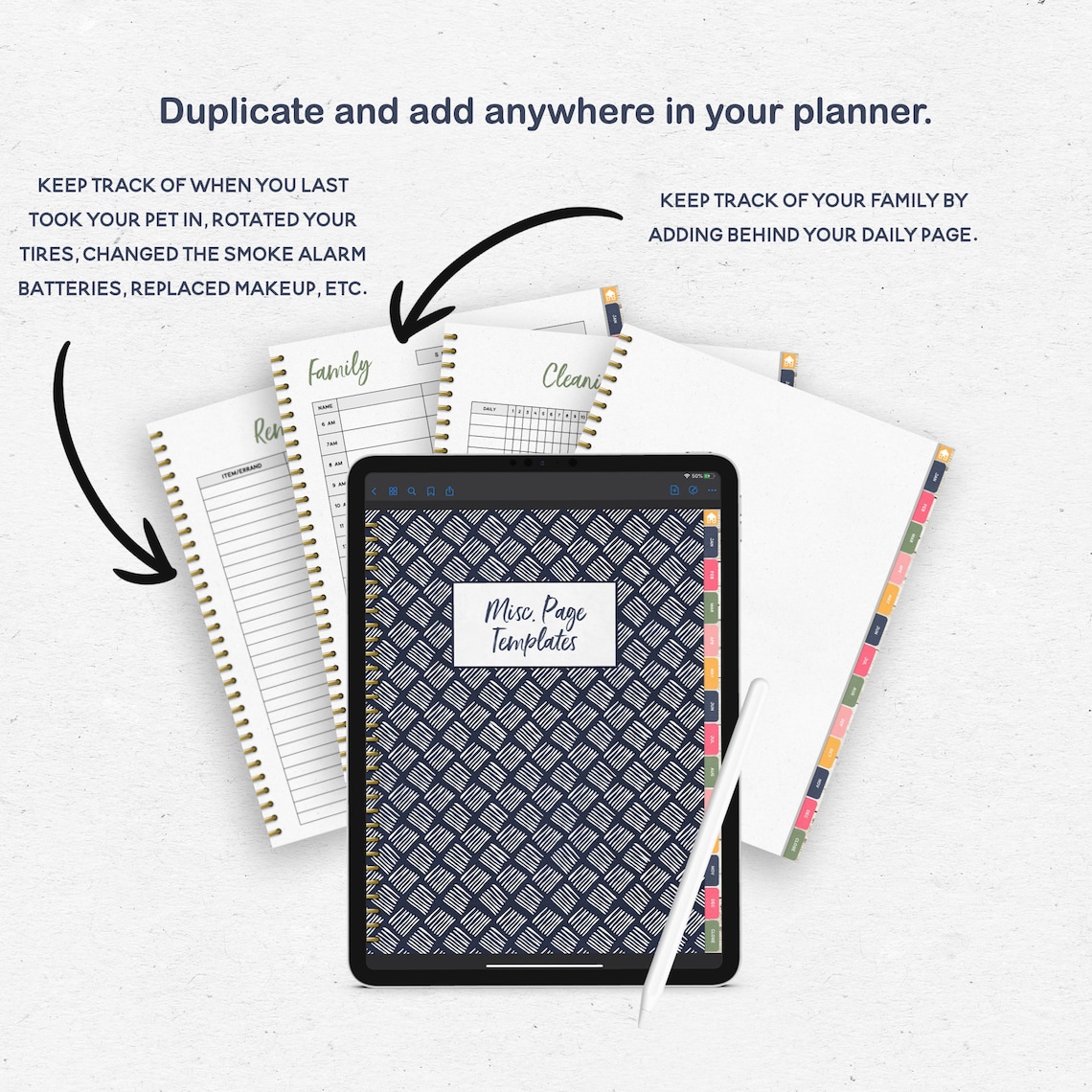 Boho Digital Planner, Goodnotes Planner, iPad Planner, Undated Planner ...